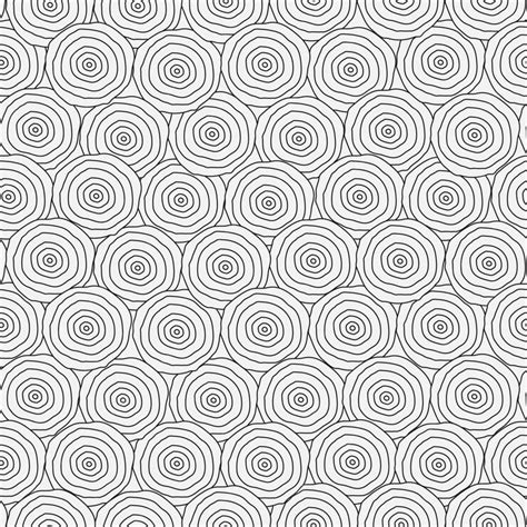 Premium Vector Monochrome Circles Seamless Texture