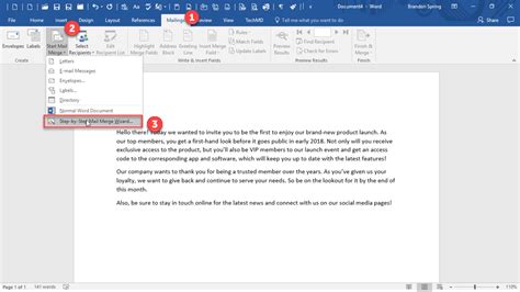 How To Do Mailmerge Ermall