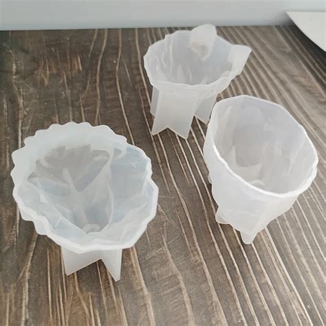 Геометрическая форма льва волка силиконовая форма животные ароматический гипсовый плесень