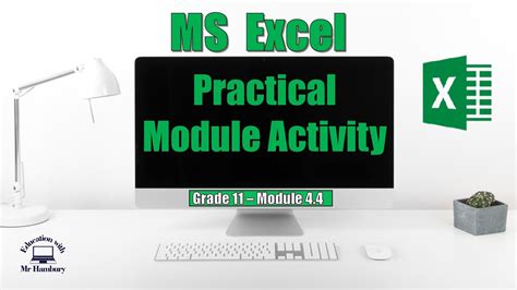 Practical Module Activity Excel Module 44 Youtube