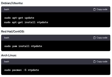How To Install Ntpdate Command In Linux Step By Step Guide