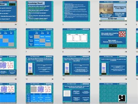 Aqa Gcse Physics P6 Particle Model Of Matter Complete Scheme Editable Lessons Worksheets