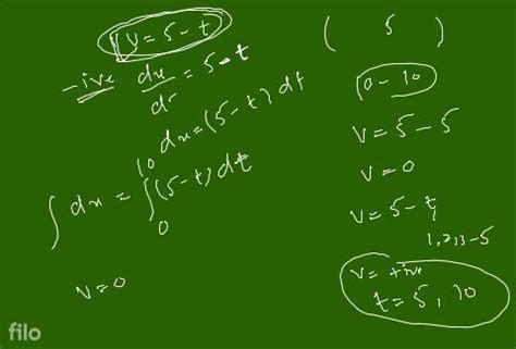 If Velocity V Of A Particle Moving On A Straight Line As A Function Of Ti
