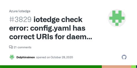 Iotedge Check Error Configyaml Has Correct Uris For Daemon Mgmt