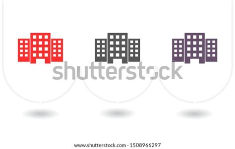 Vector Building Icon Lorem Ipsum Illustration Stock Vector Royalty