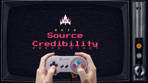 Source Credibility Quiz Genially
