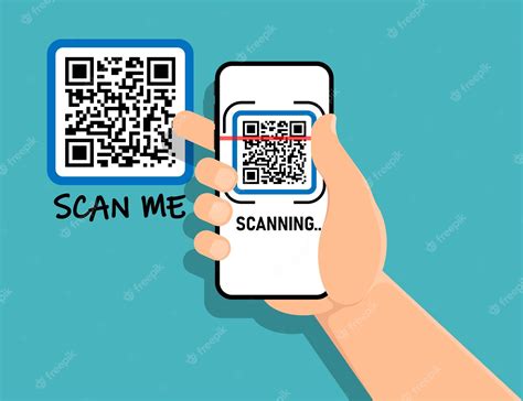 Scannez Le Code Qr Vers Le Code Qr Du Téléphone Portable Pour Le Paiement Numérisation Du