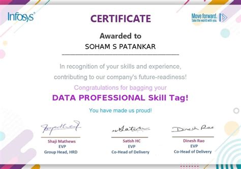 soham patankar on linkedin infosys achievementunlocked dataengineer