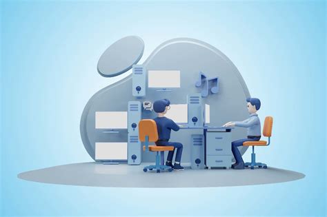 computer lab 3d illustration graphic by alwi chabib · creative fabrica