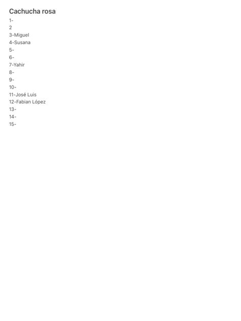Cachucha Rosa Pdf