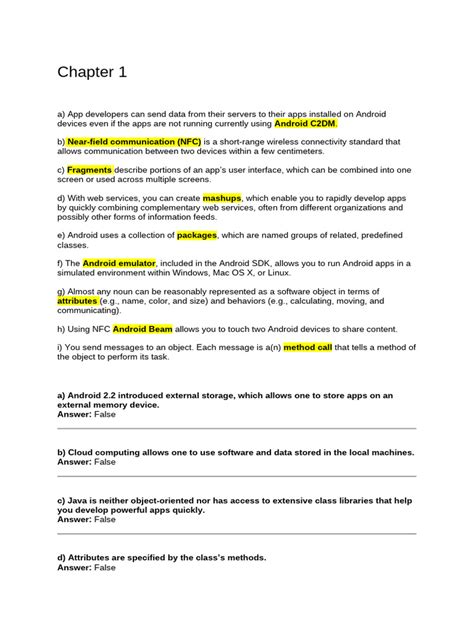 Prm392note Pdf Android Operating System Class Computer Programming