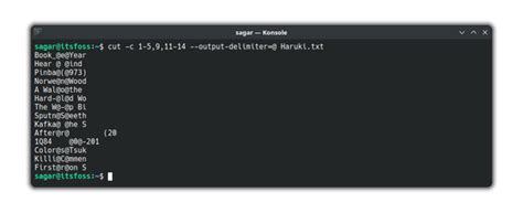 Cut Command Examples In Linux