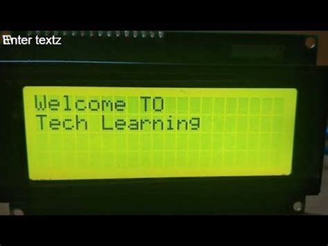 LCD Interfacing With Arduino YouTube Arduino Interfacing Lcd