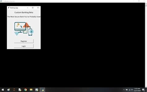 Python Program To Banking App App Using The Python Tkinter Kashipara