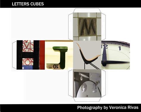 Letters Cube 3 Designed By Veronica Rivas © 2012 Alphabet Journal
