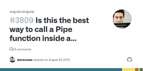 Is This The Best Way To Call A Pipe Function Inside A Component Without Template Issue