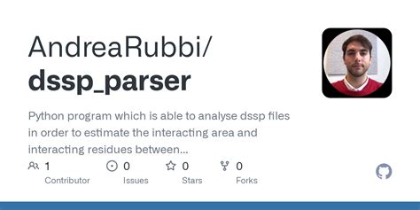 Github Andrearubbi Dssp Parser Python Program Which Is Able To Analyse Dssp Files In Order To