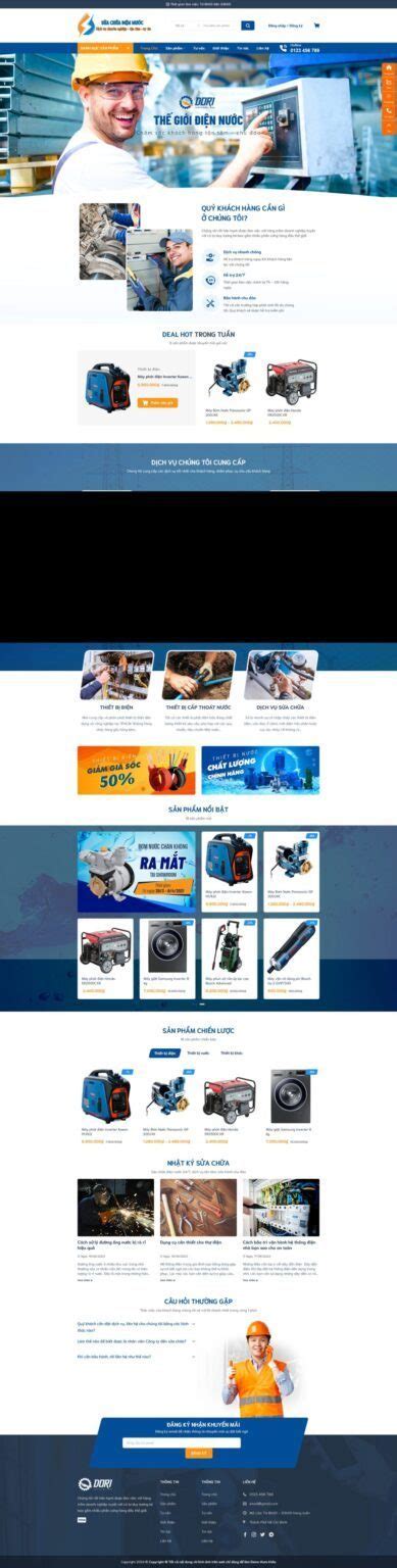 Source Code Mẫu Website Bán đồ điện Nước Chuẩn đẹp 2025 Themevip Source Code Mẫu Website Chất