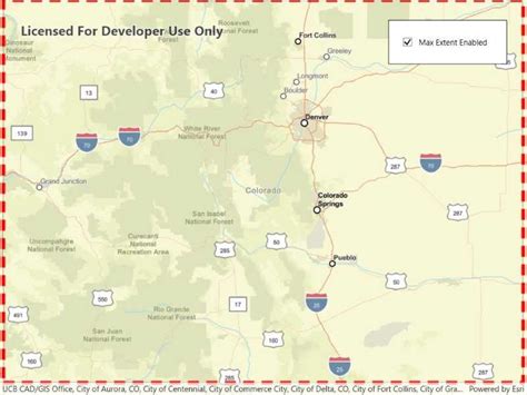 Set Max Extent ArcGIS Maps SDK For NET Esri Developer