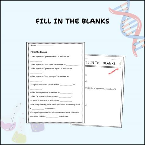 Operators In Programming Math Logical Relational No Prep Reading Passages