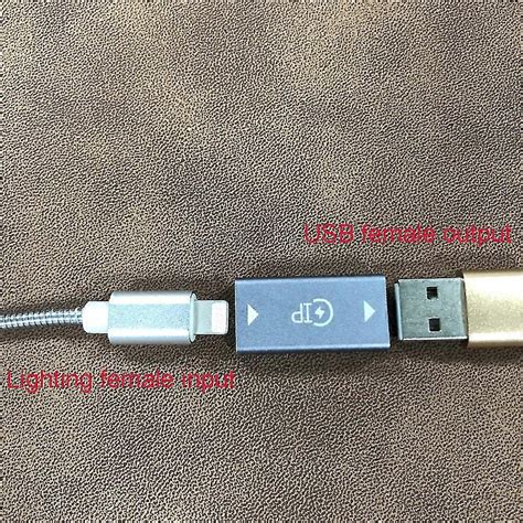 Pin Lightning Female To Usb Female Convertor Connector Adapter For Usb Cable Usb Disk Card