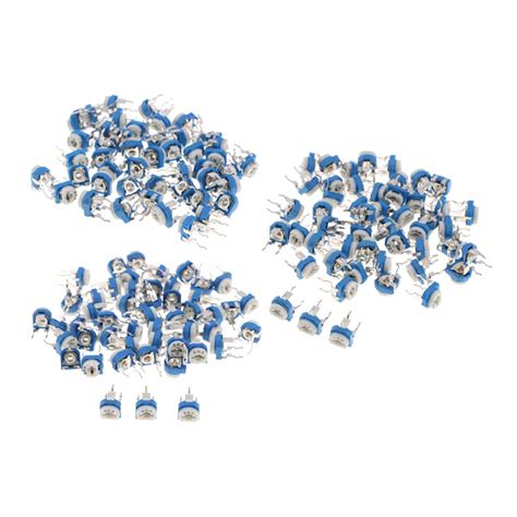 65pcs Trimming Potentiometer Top Adjustment 100ohm 1mohm Variable