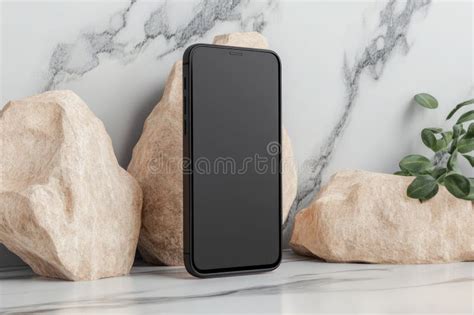 Clean Minimalist Smartphone Mockup Casual Design For Promotion Modern Mobile Device Mockup