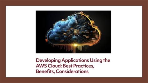 tdk technologies on linkedin developing applications using the aws