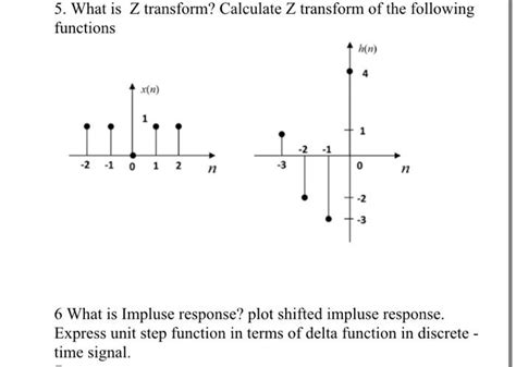 Solved What Is Z Transform Calculate Z Transform Of The Chegg