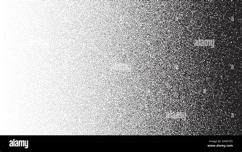 Grain Stippled Gradient Faded Stochastic Dotwork Texture Random