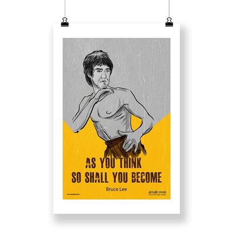 Buy Bruce Lee Wall Art Online Doodle Monk