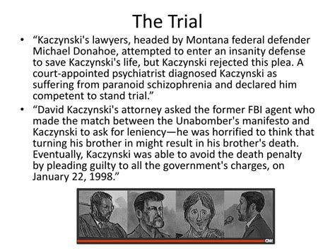 Ppt The Unabomber Theodore Kaczynski Powerpoint Presentation Free