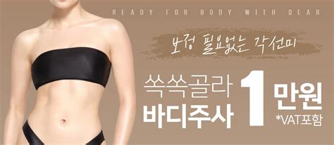바디지방분해주사 팔뚝 허벅지 종아리 복부까지 By 청담디어의원 강남언니 1등 성형수술and피부시술 정보앱
