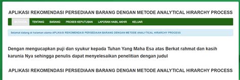 Metode Ahp Perhitungan Spk Metode Ahp Cara Menghitung Ahp Secara Manual Gratis