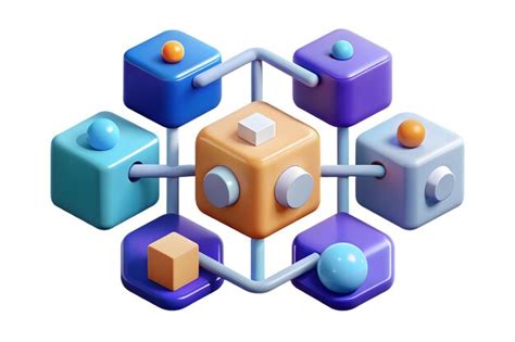 3d Ai Powered Algorithmic Flow Vector Concept With Geometric Shapes And