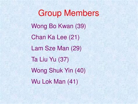 PPT Group Members PowerPoint Presentation Free Download ID