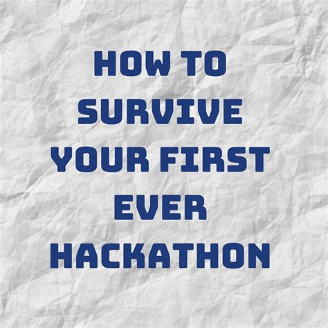 Hackathon Survival Guide Seidenberg School News