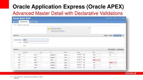 PPT Oracle Application Express Oracle APEX PowerPoint Presentation ID