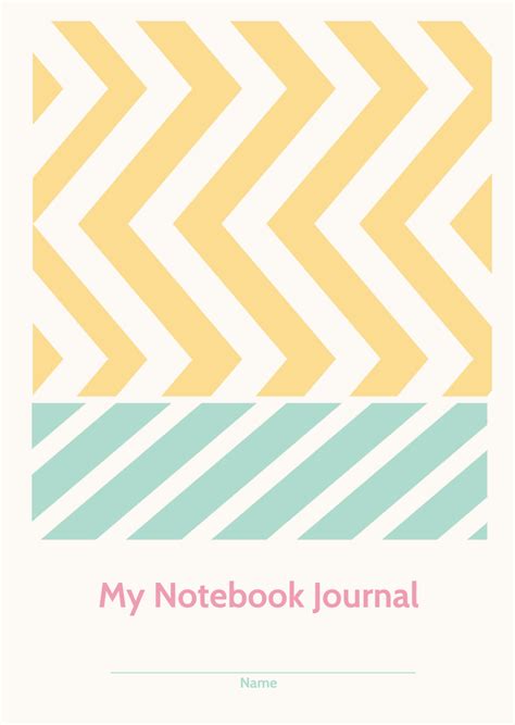Free Modern Notebook Journals Template To Edit Online
