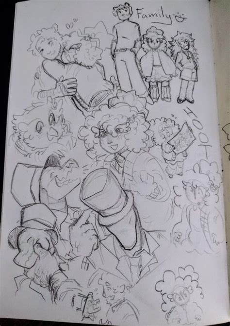 Some Traditional Doodles Some Are Humanized Designs Of Frost Hootsie
