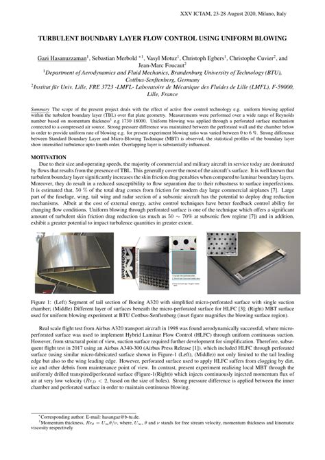 Pdf Experimental Investigation Of Turbulent Structures And Their