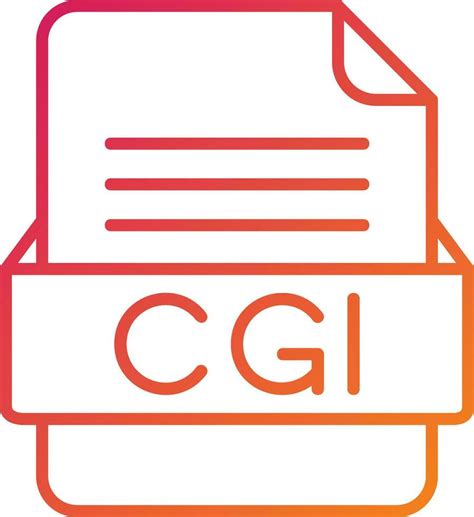CGI File Format Icon 29148792 Vector Art At Vecteezy