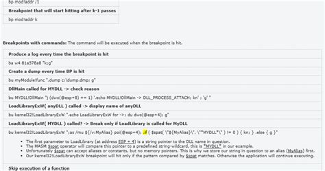 kochun s 블로그 [windbg] 조건부 브레이크포인트 breakpoints with commands
