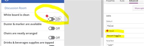How Do I Reset Toggles In Powerapps Stack Overflow