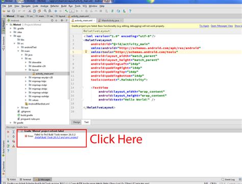 Android Studio How Can I Fix Design Editor Is Unavailable Until A