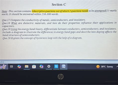 Que17 Compare The Conductivity Of Metals Studyx