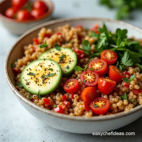 Dietitian Meals Mediterranean Quinoa Power Bowl Easy Chef Ideas