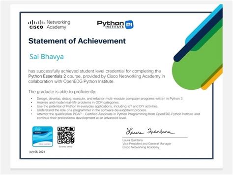 sai bhavya vakkalagadda on linkedin python programming learning