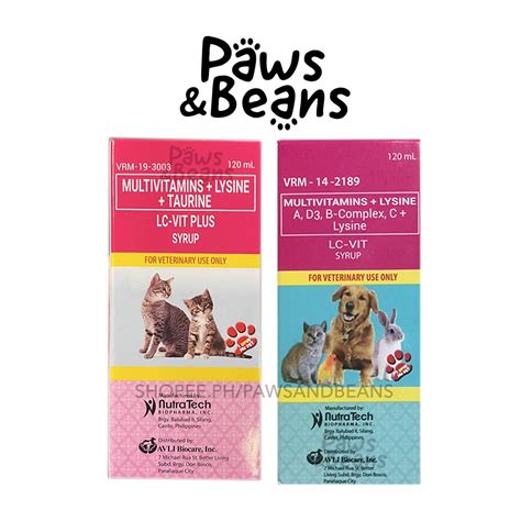 LC Vit LC Vit Plus Multivitamins Syrup For Pets Ml Shopee Philippines
