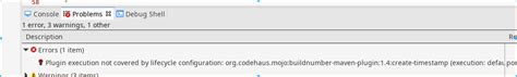 Eclipse Report Plugin Execution Not Covered By Lifecycle Configuration